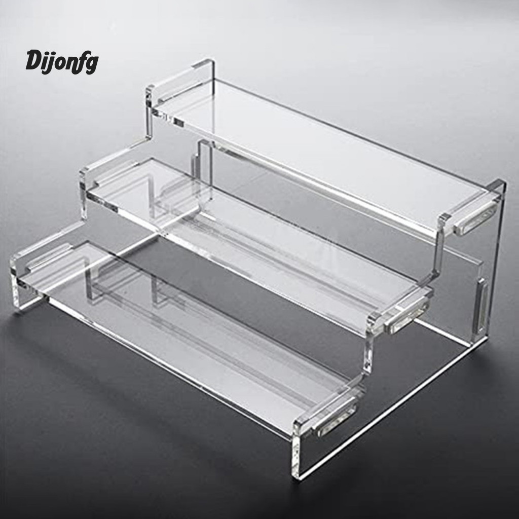 Multi-functional Display Stand 3-layer Acrylic Riser Display Stand for ...