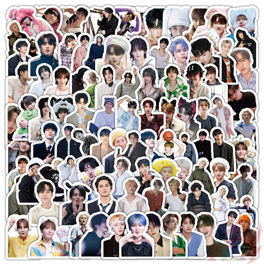 100Pcs/Set Seventeen Mini Stickers DIY Fashion Waterproof Doodle Decals ...