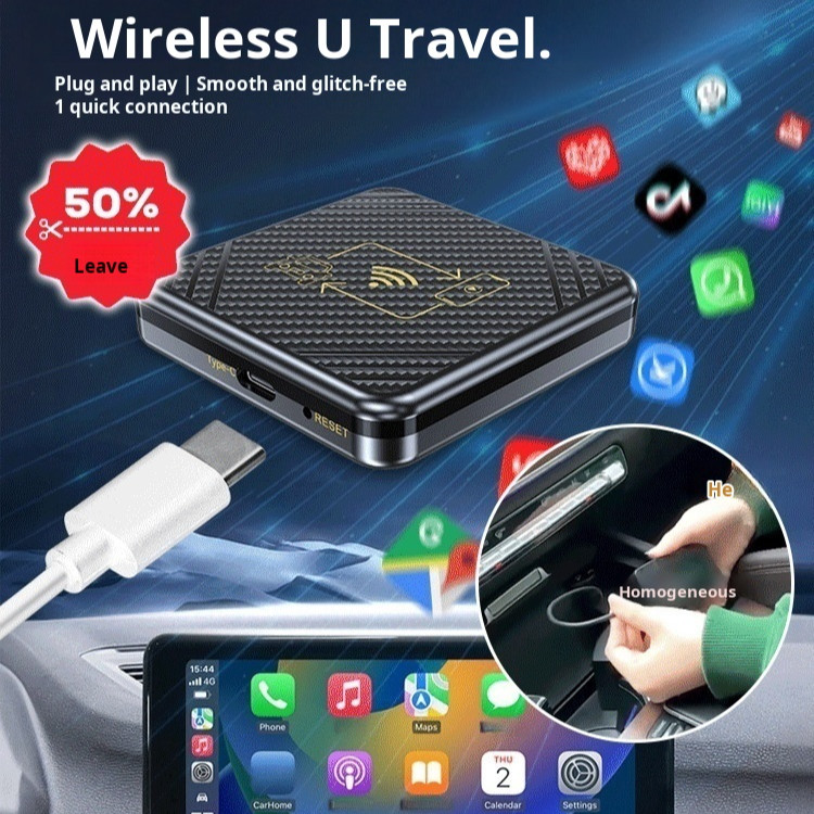 Hot Sale [Wireless carplay + Android Auto] carplay box wired to ...