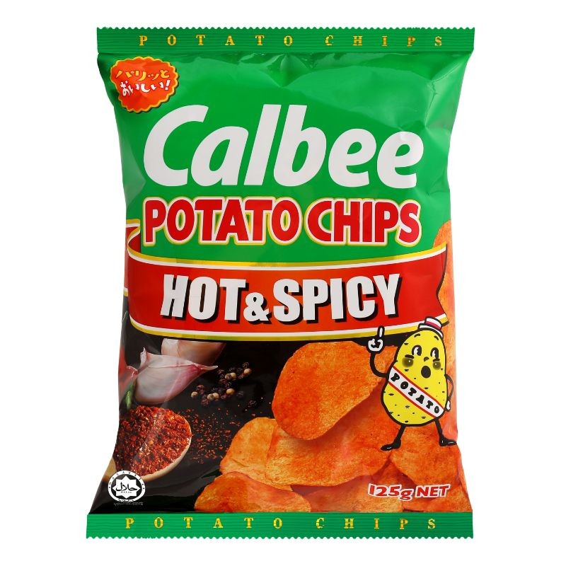 Calbee Potato Chips Hot & Spicy 125g | Shopee Singapore