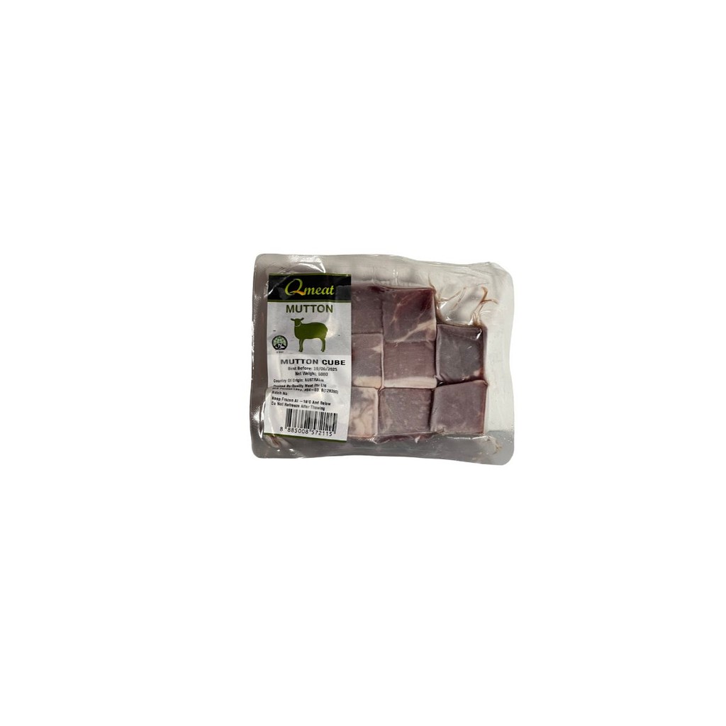 QMEAT MUTTON CUBE 500G | Shopee Singapore