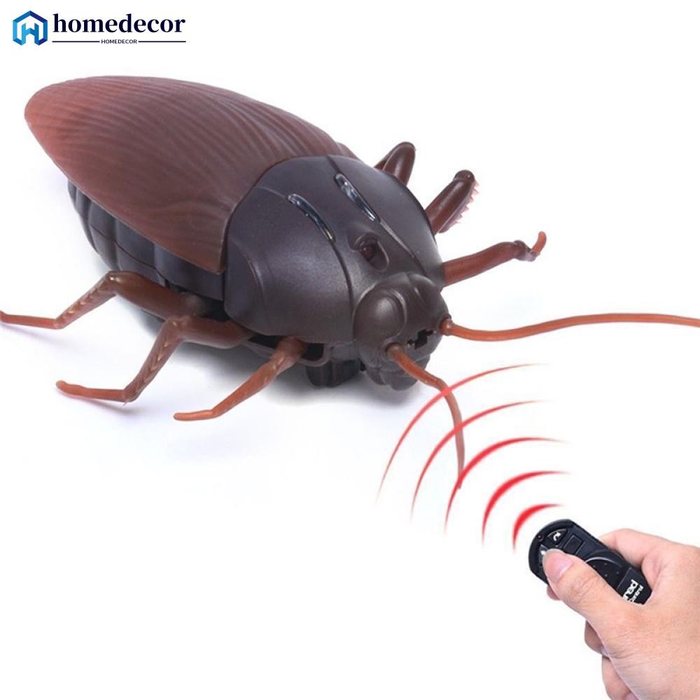 HOMEDECOR Remote Control Fake Cockroach RC Toy Prank Insects Joke Scary ...