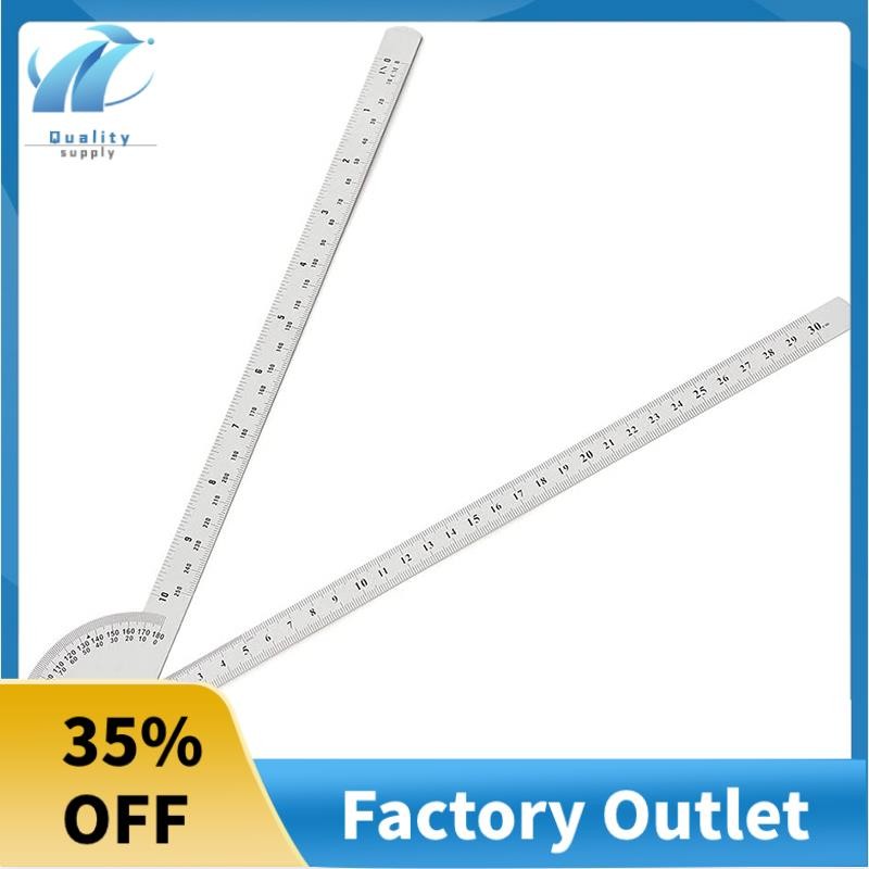 Angle Finder Swing Arm Protractor 0-180 Degrees Stainless Steel ...