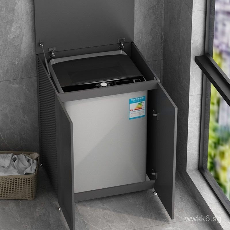 Flip Cover Top Load Washing Machine Cabinet Protector Space Aluminum ...