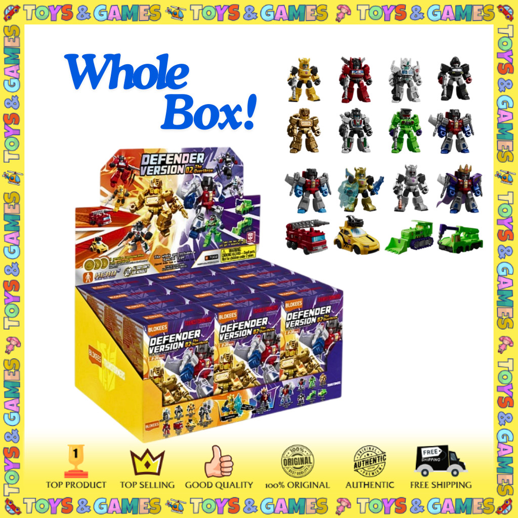 Blokees Transformers Defender V02 The Overthrow 1 Box 12 Pcs Blind Box ...