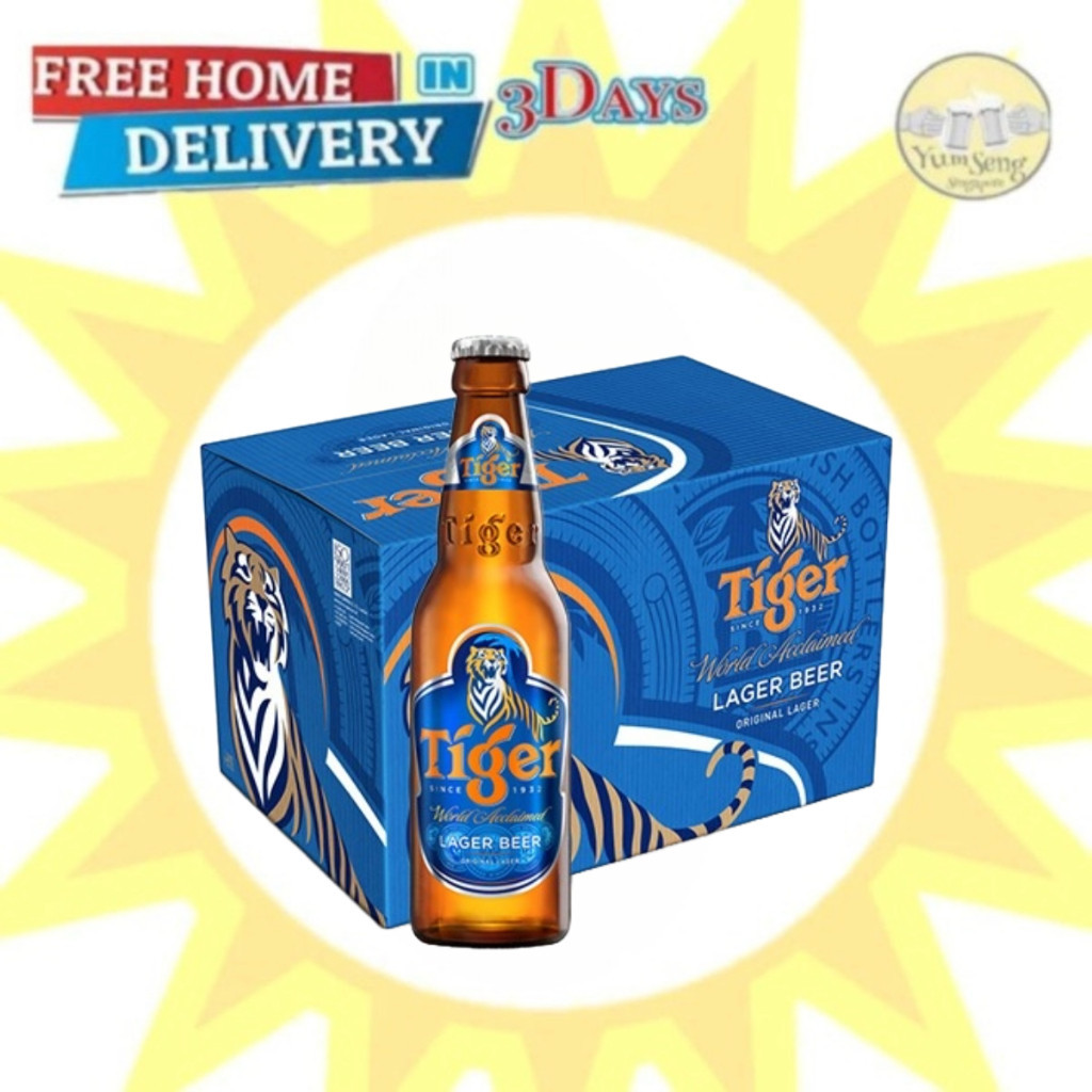 Tiger Pint - 24bottle X 325ML (BBD: 03/2026) | Shopee Singapore