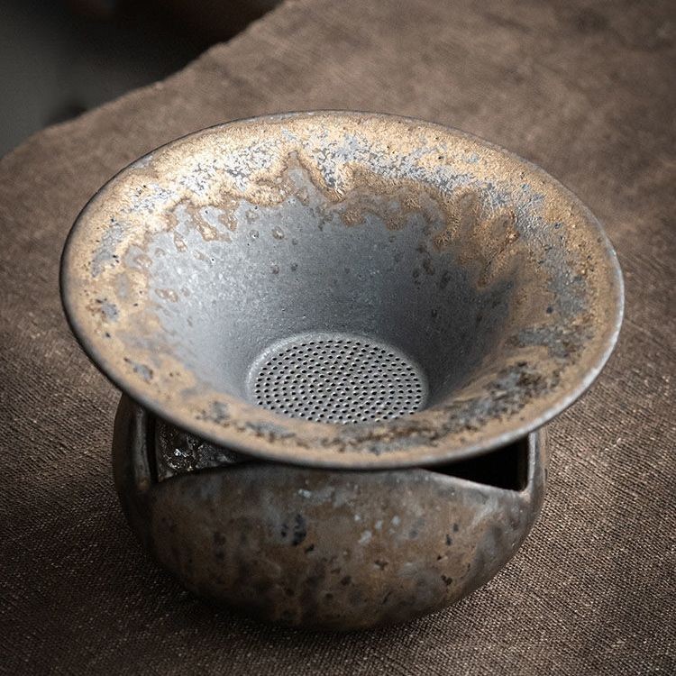 [Super Economical Tea Set] Kiln-to-Strong Pottery Gilt Ceramic Thousand ...