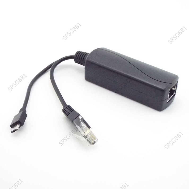 CCTV Camera Poe Splitter 5V Poe Micro Usb Power Over Ethernet 48V To 5V ...