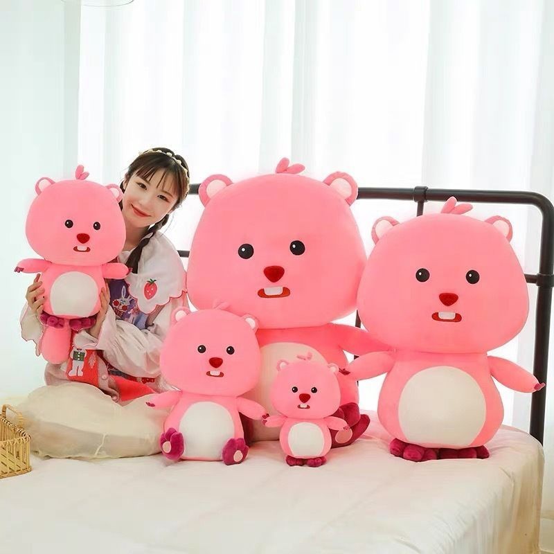 Ruby Beaver Large Doll loopy Pink Plush Toy Ruby Doll | Shopee Singapore