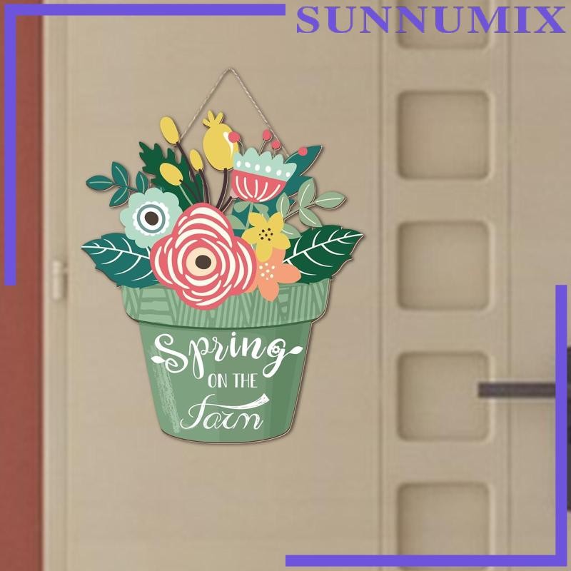 [Sunnimix] Spring Door Sign Delicate Spring Decoration for Family ...