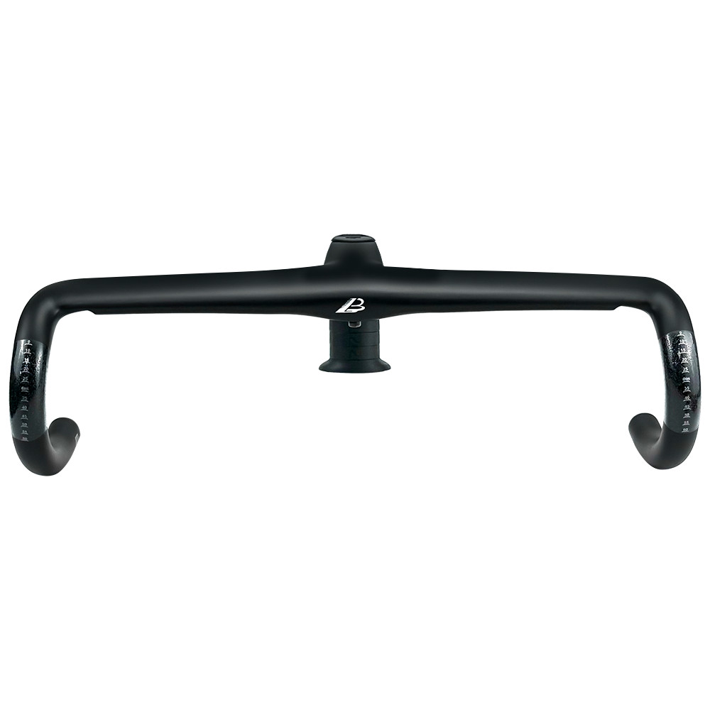 SGS BALUGOE Carbon fiber handle Road Bicycle Handlebar integrated ...
