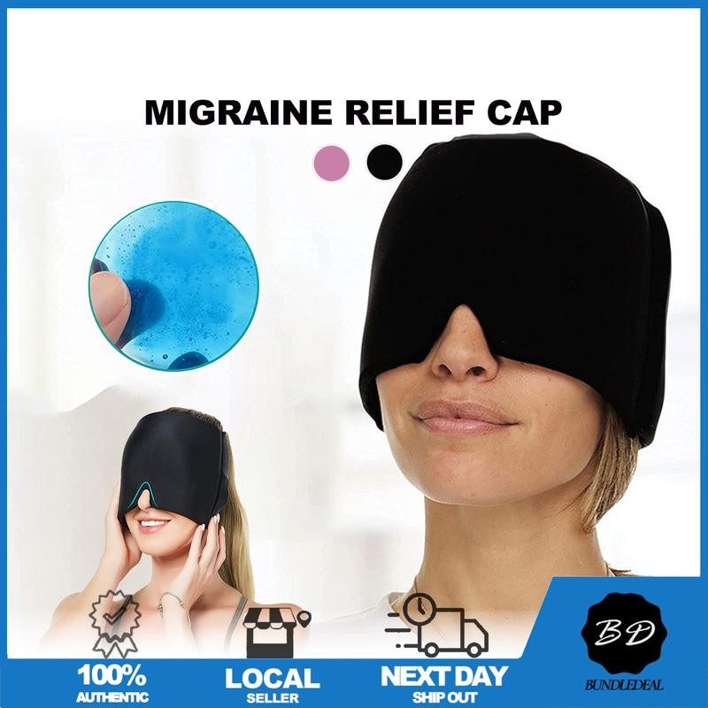[SG] Migraine Relief Gel Cap/ Headache Relief Hat/ Stress Relief Eye ...