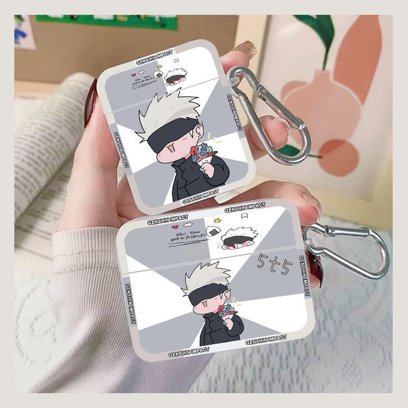 Jujutsu Kaisen Satoru Gojo AirPodsPro Earphone Shockproof Silicone ...