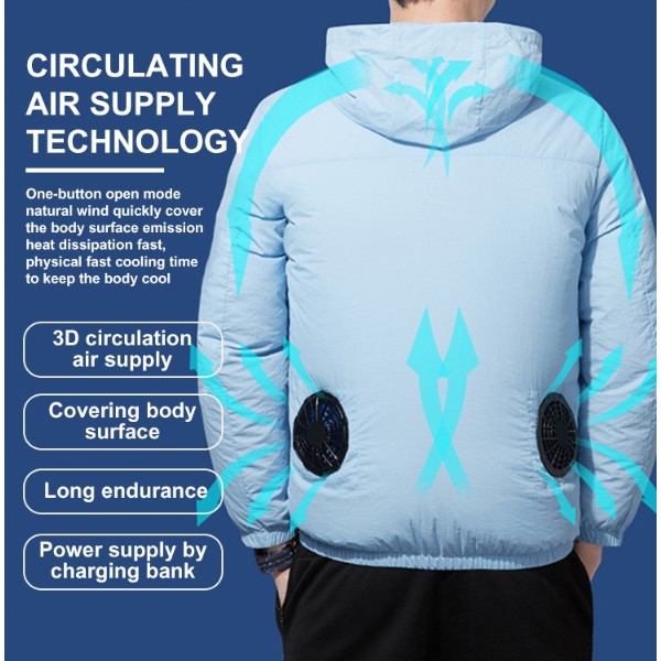 In stock Summer Men Women Sun Protection Coat USB Skin Suit working ...