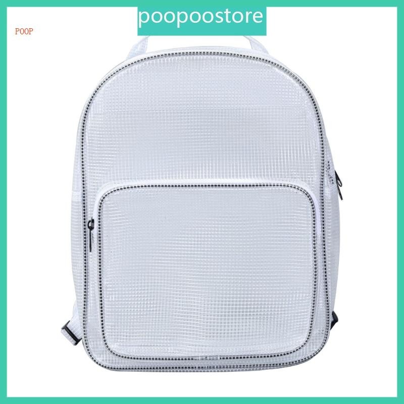 POOP 17inch Anti-static Clear PVC Backpack Cleanroom Engineer Tool Bag ...