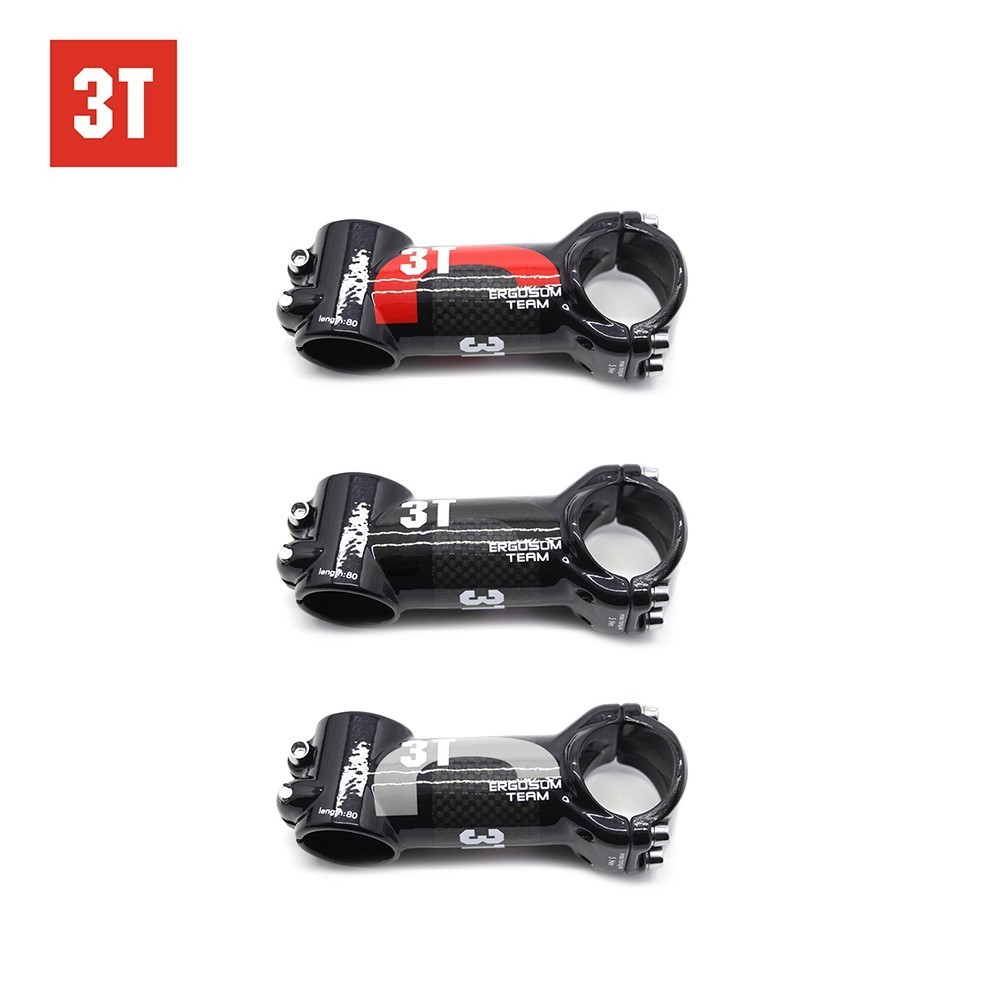 new arrive 3T 3 color alloy + 3k carbon 6 degree 17 degree stem ...