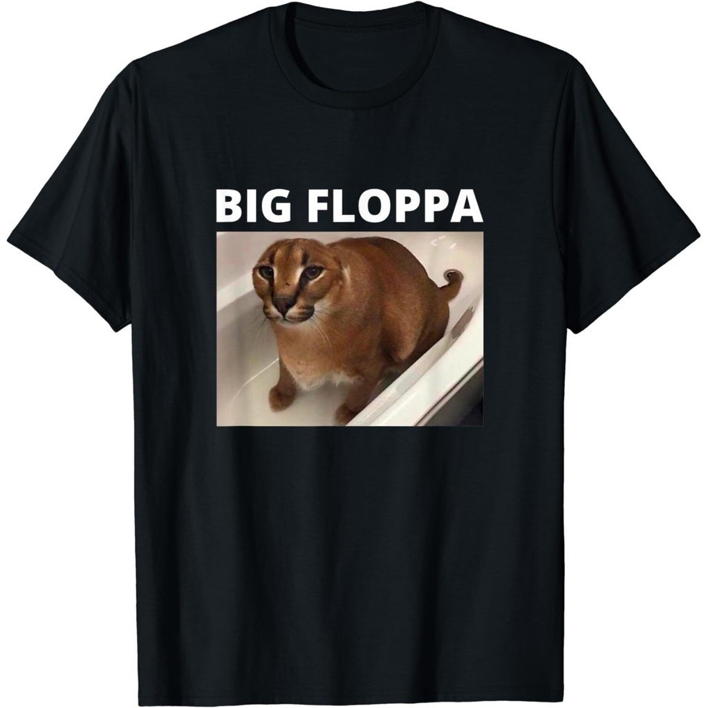 My Beloved Caracal Cat Big Ears, Big Floppa Meme T-Shirt | Shopee Singapore