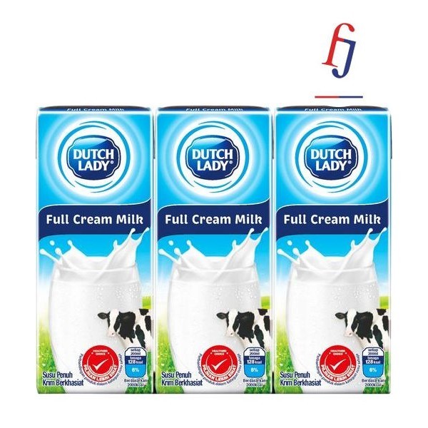 Dutch Lady Pure Farm Uht Flavoured Milk Full Cream 6 x 200ml | Shopee ...