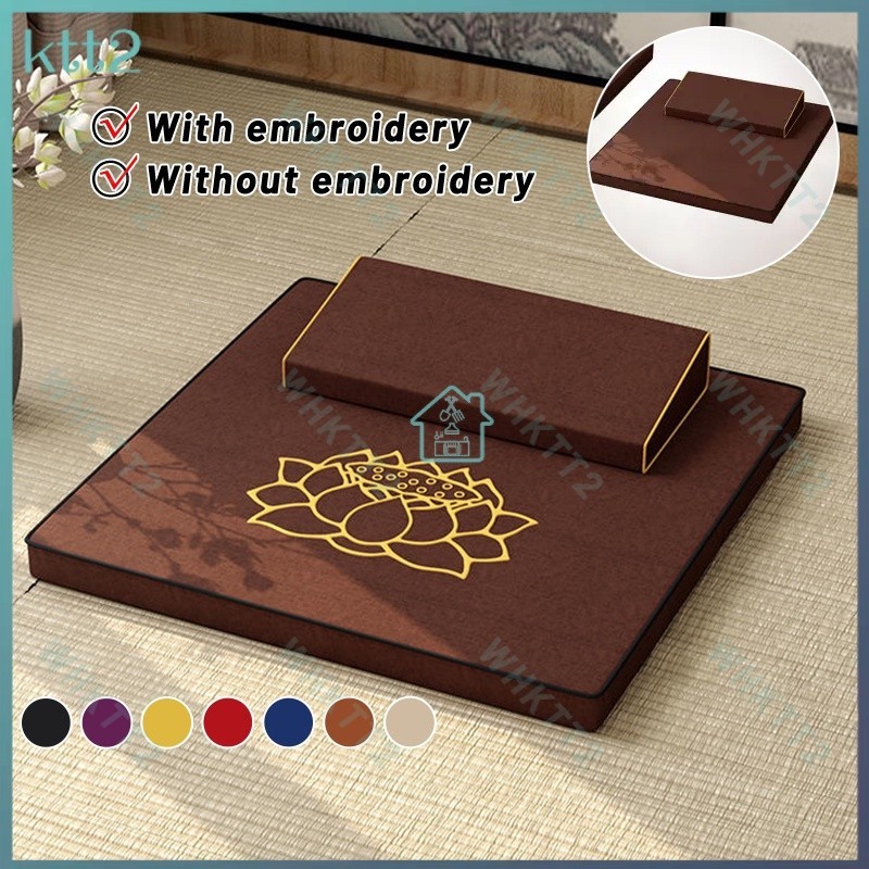 Meditation mat futon worship Buddha mat home folding thickened fabric ...
