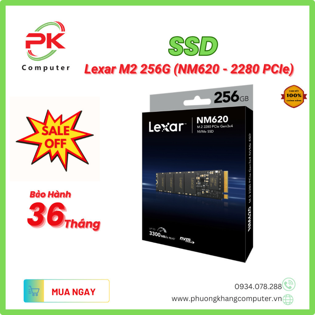 Ssd Lexar M2 256G (NM620-2280 PCIe) | Shopee Singapore