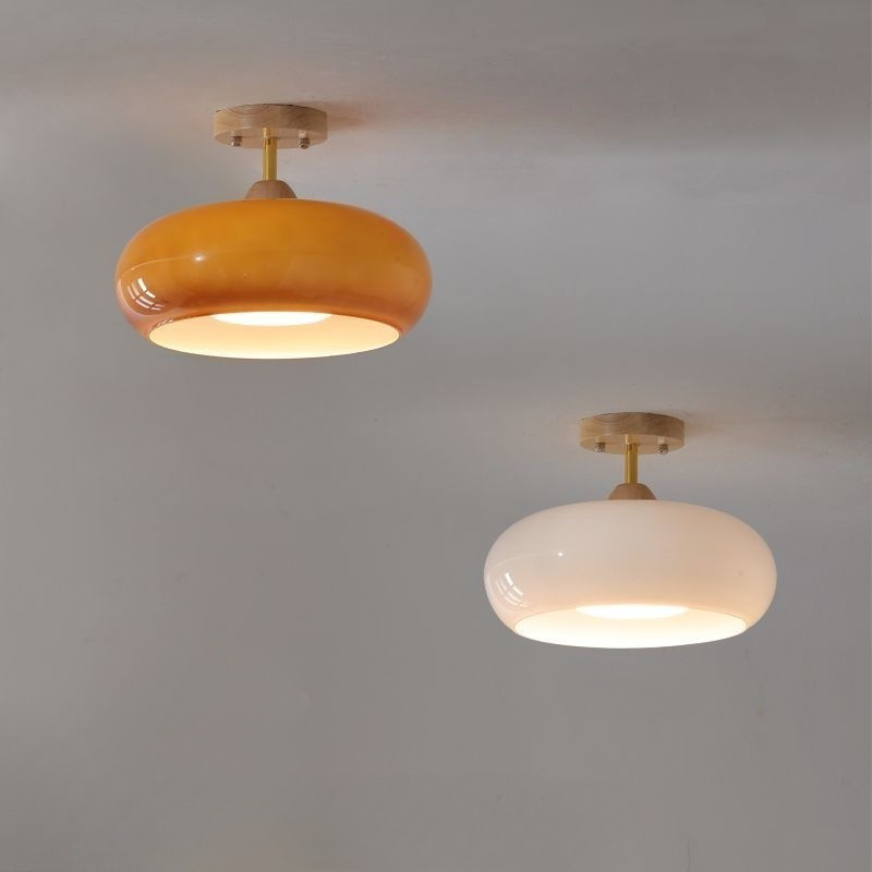 Balcony Cloakroom Perspex Ceiling Light Vintage Entrance Hallway Aisle ...
