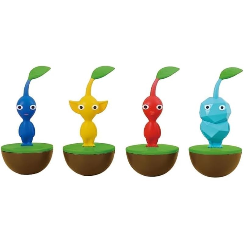 Pikmin swaying figure set of all 4 types official merchandise | Shopee ...