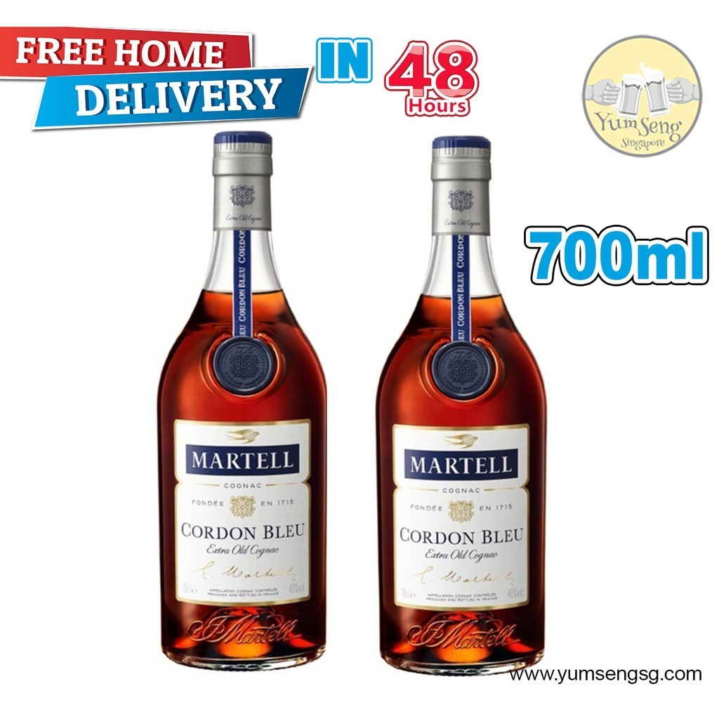 Martell Cordon Bleu 700ml ( Bundle of 2 ) | Shopee Singapore