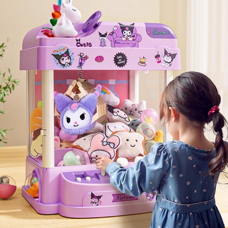 New Claw Machine Kuromi Children's Toy Clip Doll Capsule Toy Machine ...