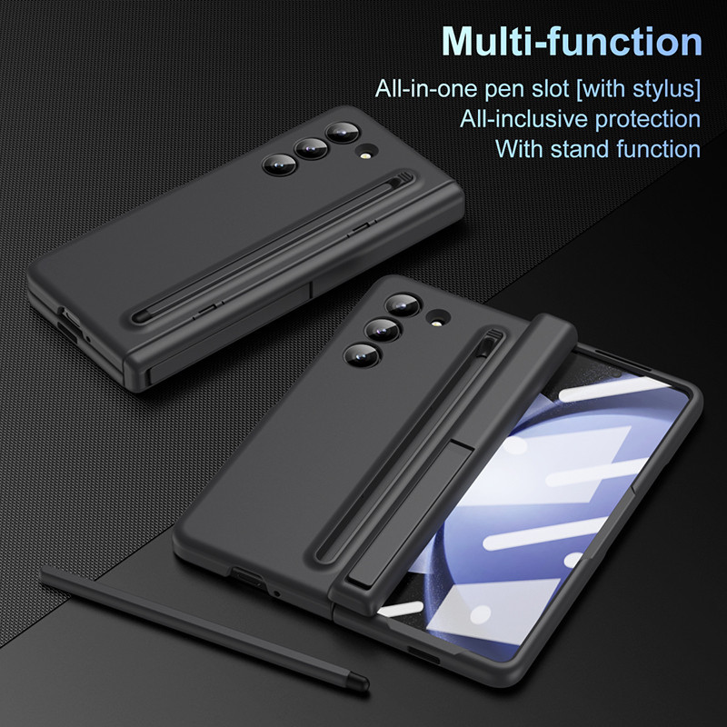 Hard Case with S Pen for Samsung Galaxy Z Fold 5 4 3 6 Full Cover with ...