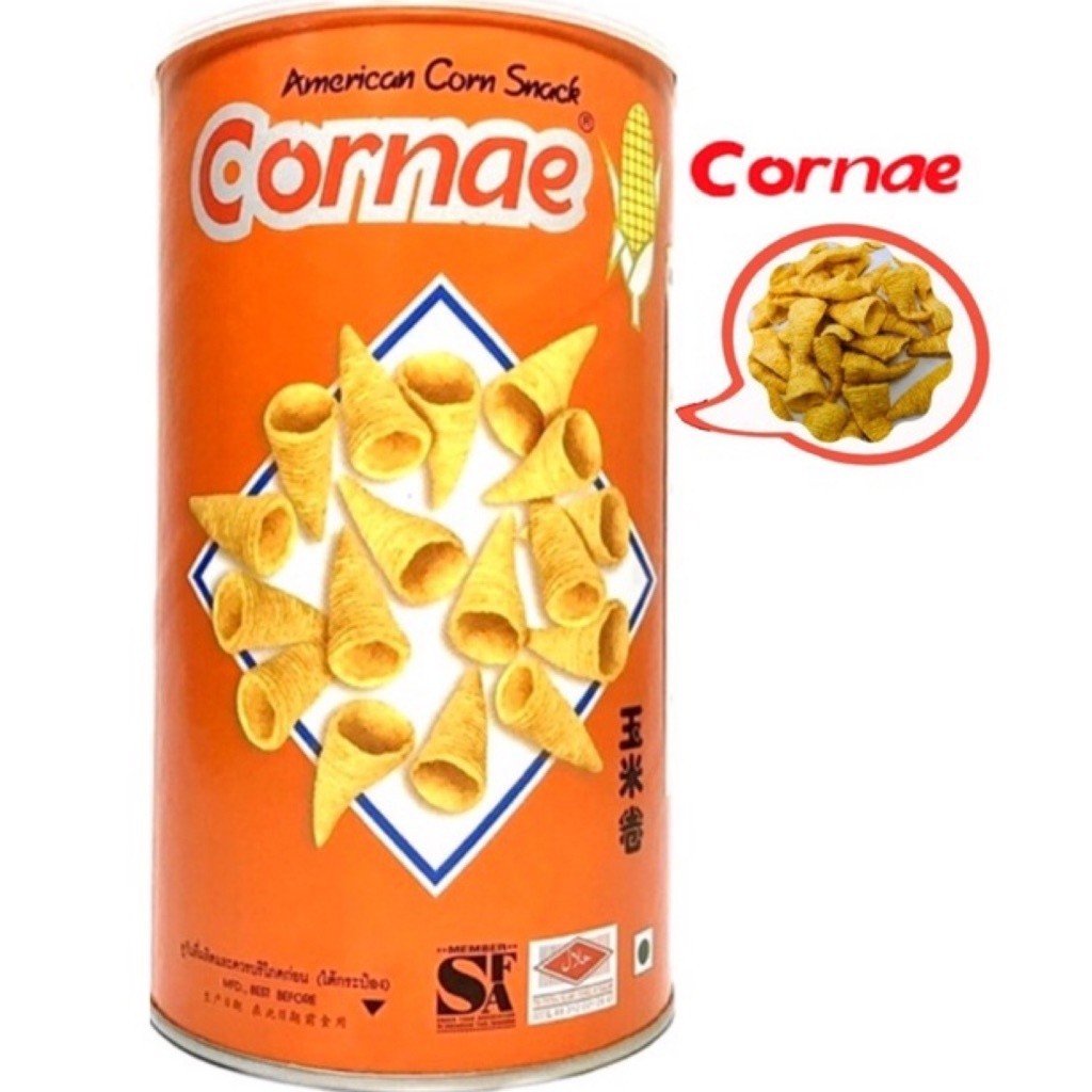 Cornae Crispy Corn Snack - 65g Halal, Authentic Thai, Crunchy | Shopee ...