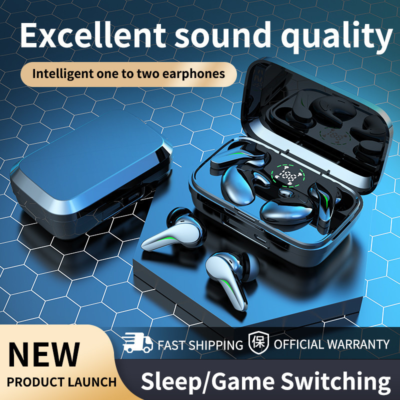 RD39 Wireless Earphone Bluetooth 5.3 TWS HiFi Sleep Headset Invisible ...