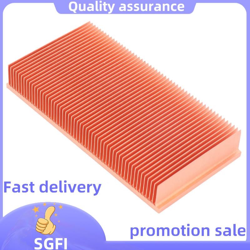 Pure Copper Heatsink 100X50X15mm Skiving Fin Heat Sink Radiator for ...