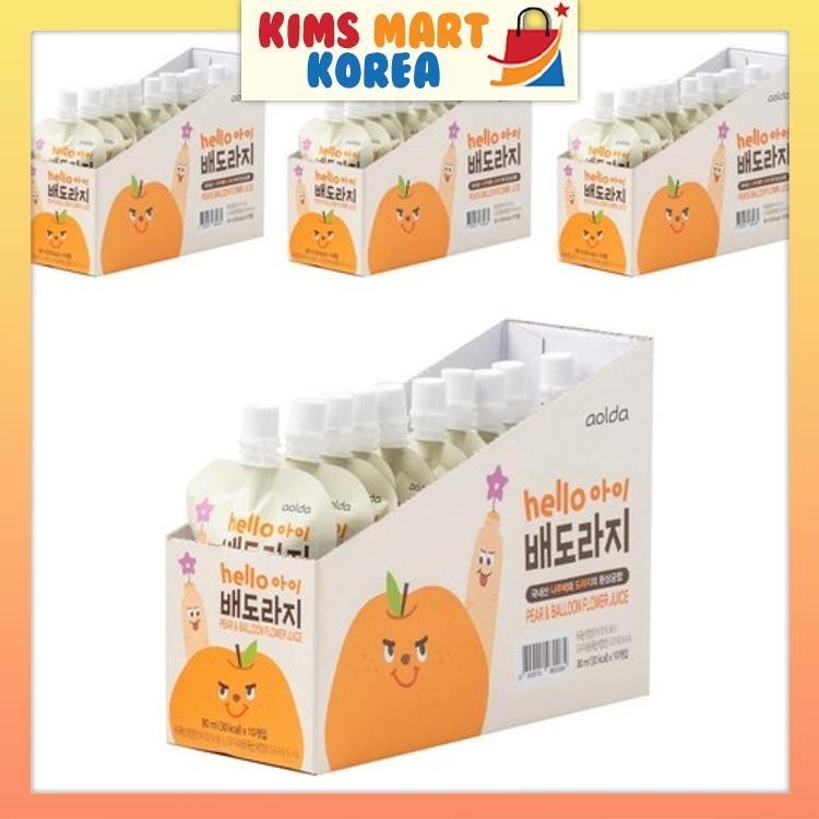 Aolda Hello Baby Pear & Bellflower Extract Juice Korean Best Selling ...