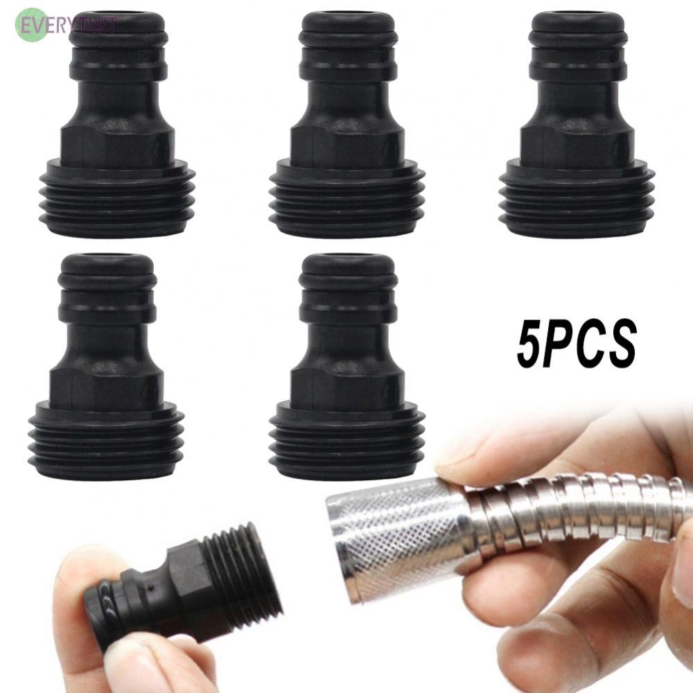 -NEW-Threaded Joint Garden Plastic Water Pipe 1/2inch 4-point 5pcs BSP ...