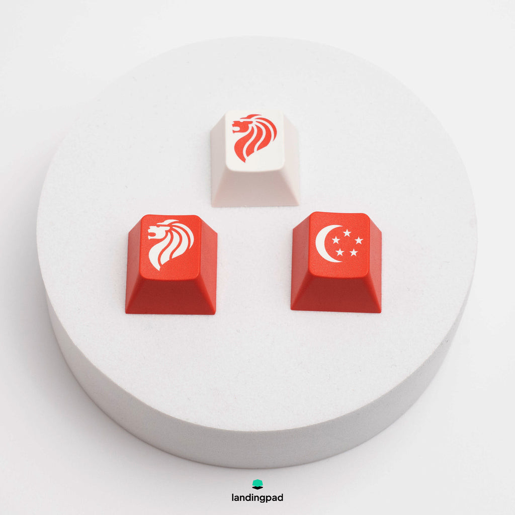 [⌨️ LandingPad] Singapore Themed Novelty Artisan Keycaps GMK ...