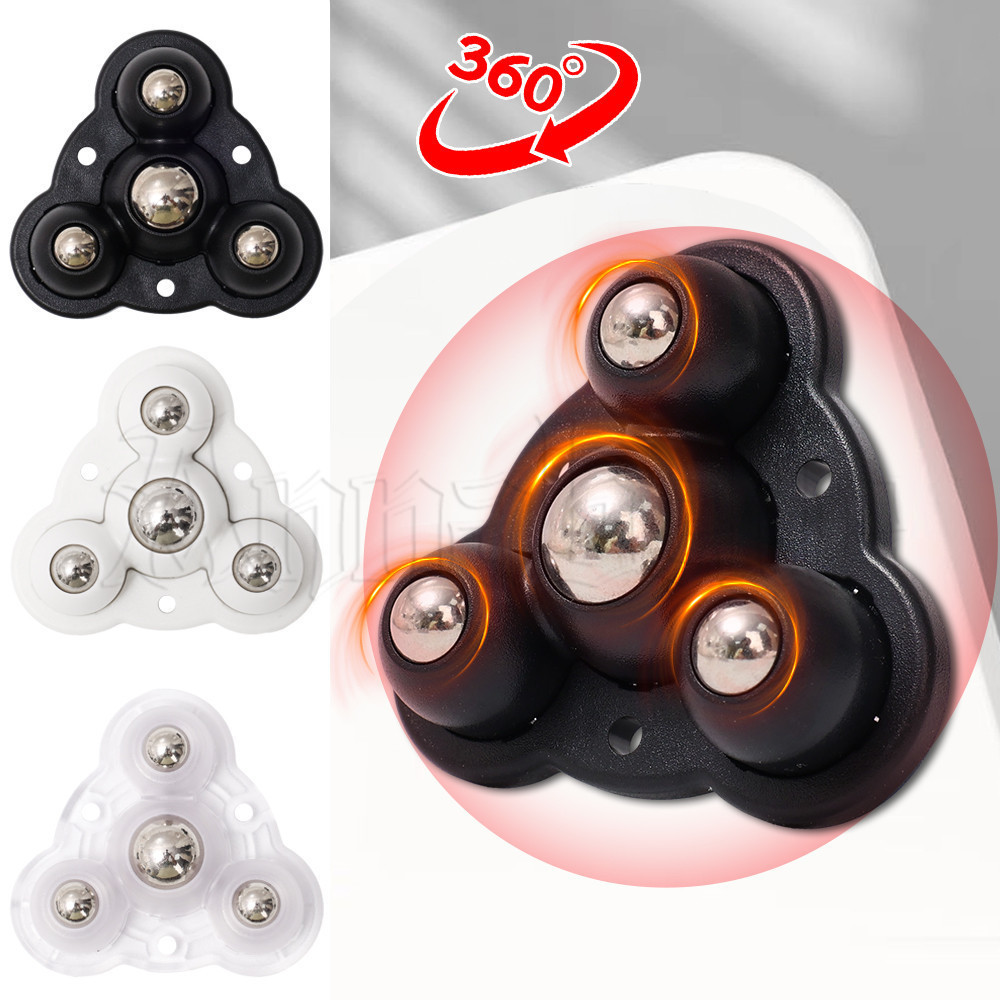 4Pcs 3-in-1 Mute Ball Universal Wheel - Strong Load Bearing 100KG - 360 ...