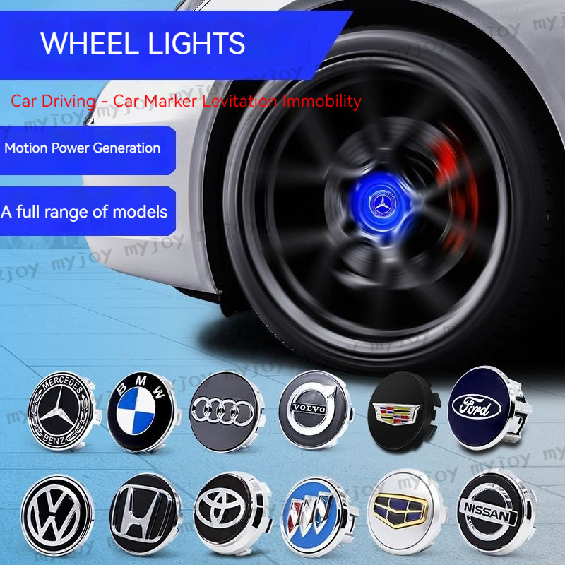 Car Assessories 1PC Car Luminous Wheel Hub Lights Tire Led Night Light ...