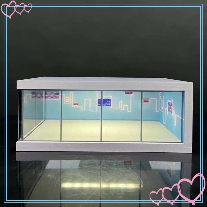 [meteor2] 1:64 Parking Lot LED Display Case Diecast Car Display Case ...
