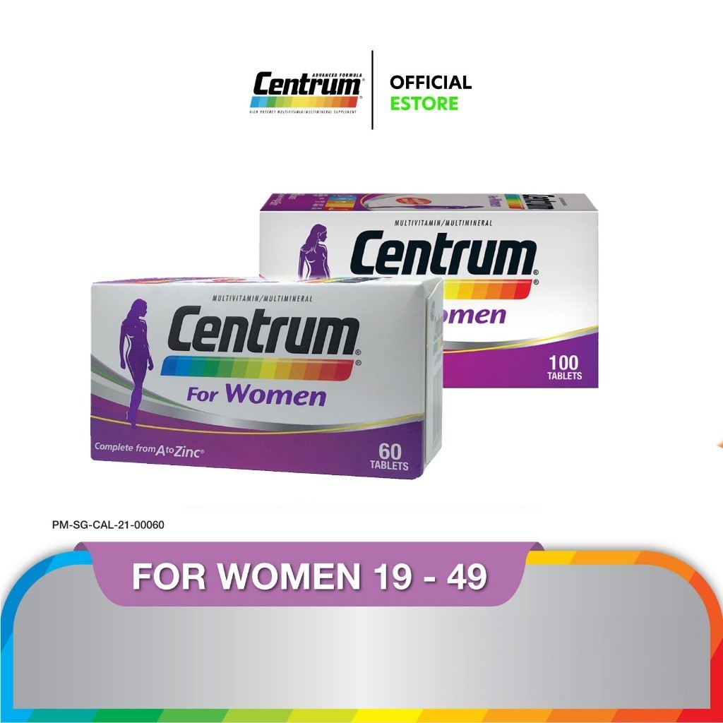 CENTRUM Multivitamin for Women, Vitamin C, Calcium & Iron for Energy ...