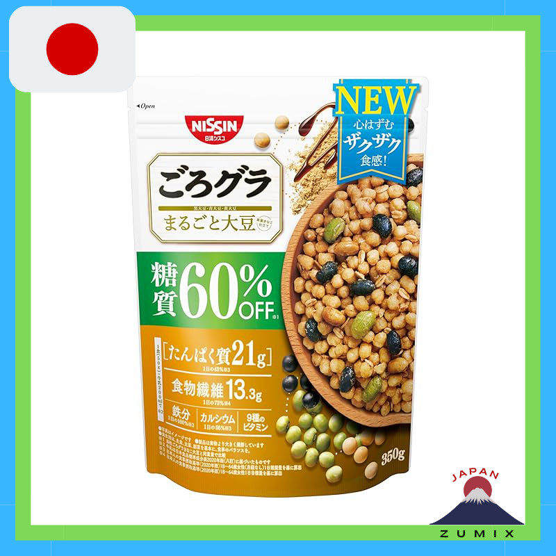 Nissin Cisco Goro-Gra Whole Soybean Snack - 350g, 60% Reduced Sugar ...