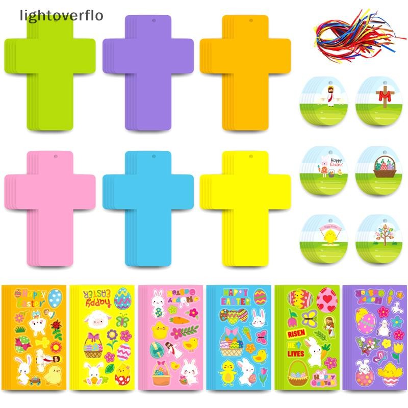 [lightoverfloW] 30 Set Easter Cross Craft Kit Religious DIY Paper ...