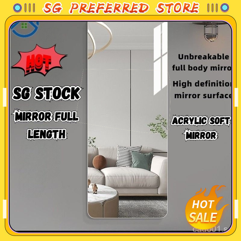 【Lucky Mirror】SG [READY STOCK] Acrylic soft mirror self-adhesive mesh ...