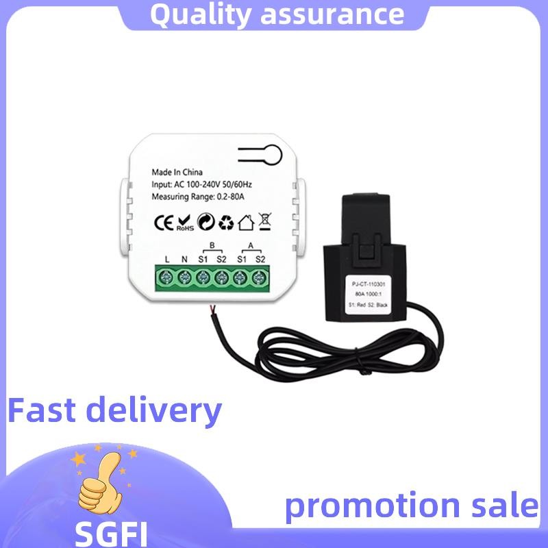 Tuya Smart ZigBee Energy Meter 2 Way Bidirectional with Current Sensor ...