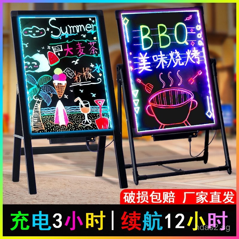 Lightbox Advertising Sign Illuminated Display Stand led Fluorescent ...