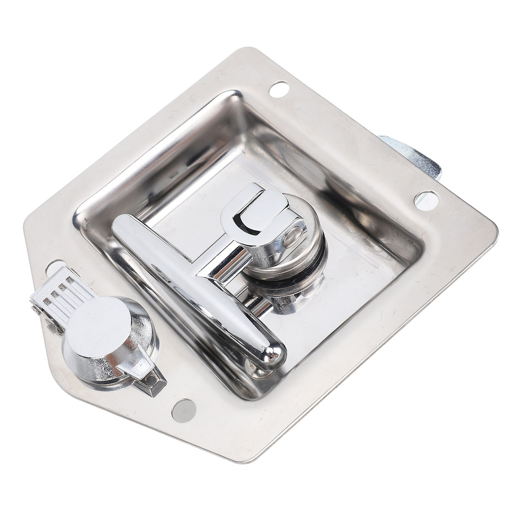 T Handle Tool Box Latch 4.9x4.9in Highly Polished Stainless Steel RV ...
