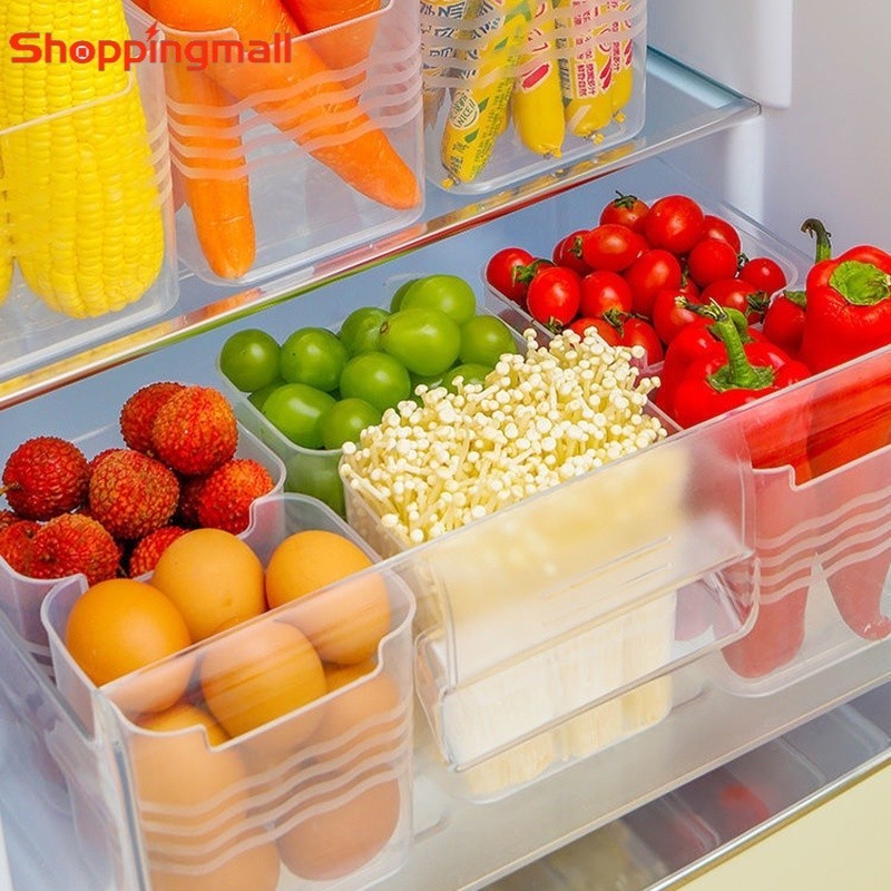 [Sunshine] Kitchen Refrigerator Side Door Storage Box Vegetable ...