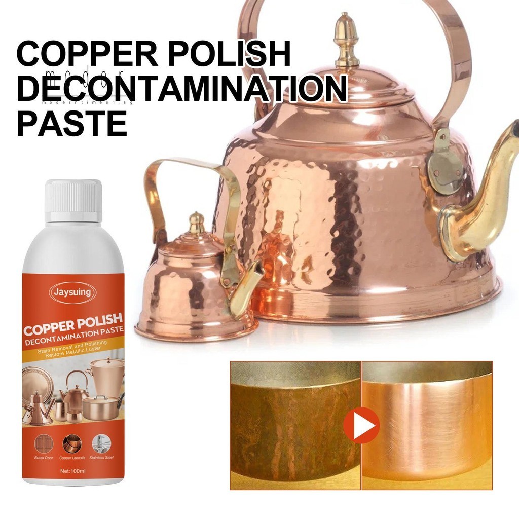 Copper and Brass Polish Cleaner Stains and Oxidation and Cleans Brick ...
