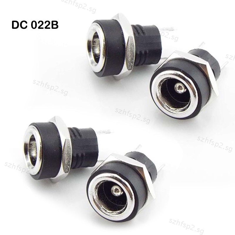 DC-022B DC Power Supply Female Jack Connector plug Socket Connector DC ...