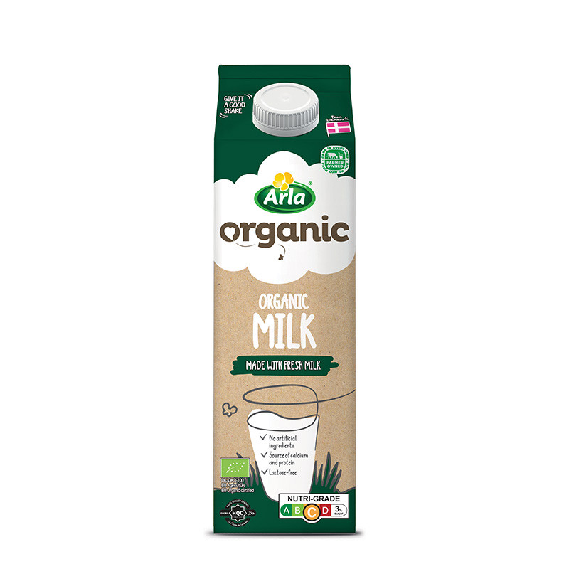 Arla Organic Fresh Milk, 1L | Shopee Singapore