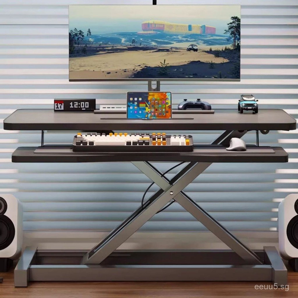Standing Computer Desk Riser Desktop Adjustable Stand Office Computer ...